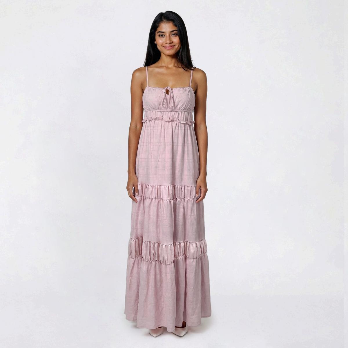 Click here for Juniors No Comment Spaghetti Strap Lace Up Back Ti... prices